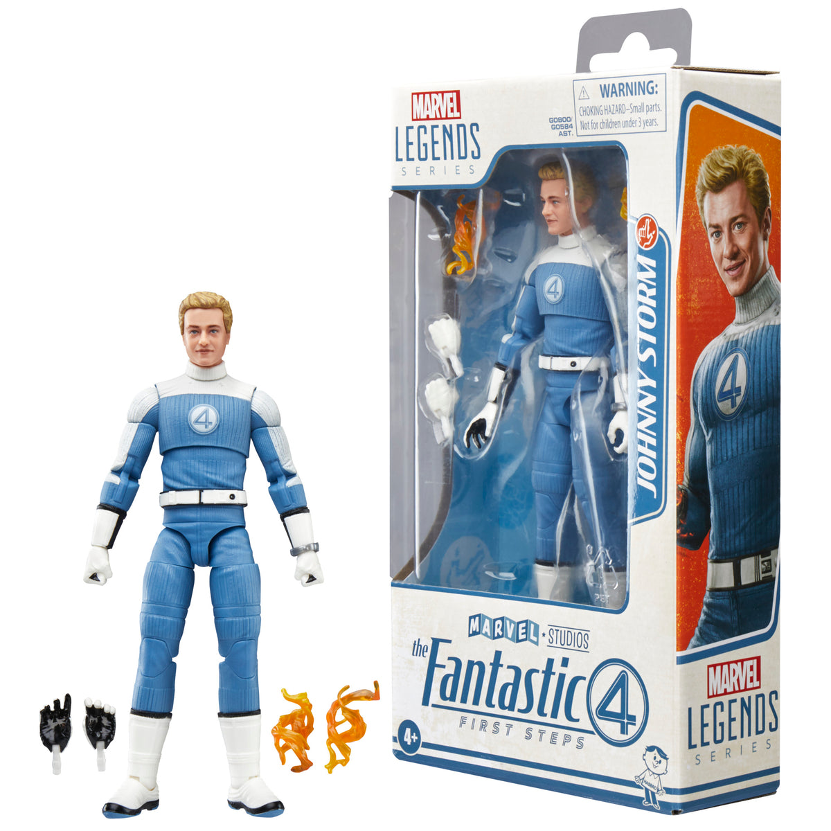 Marvel Legends Series Johnny Storm, The Fantastic Four: First Steps Mo ...